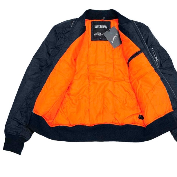 Куртка-бомбер утепленная Basic Bomber Jacket Surplus (navy)